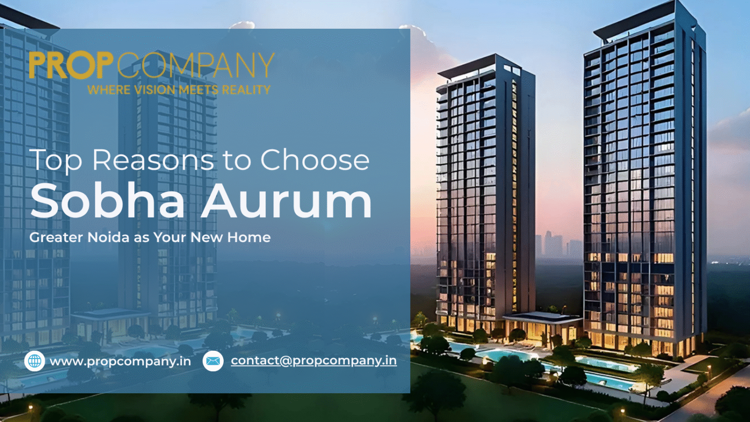 Top Reasons to Choose Sobha Aurum Greater Noida as Your New Home