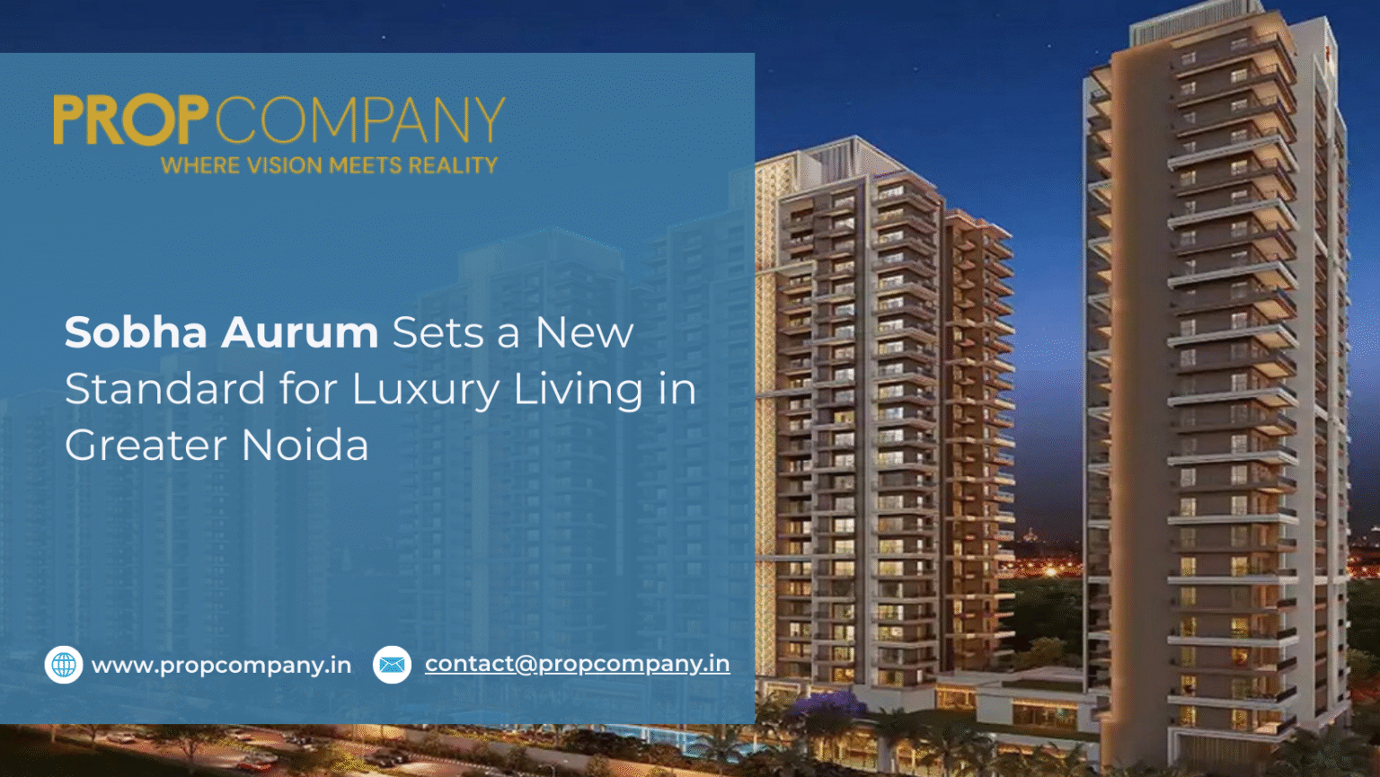 Sobha Aurum Sets a New Standard for Luxury Living in Greater Noida